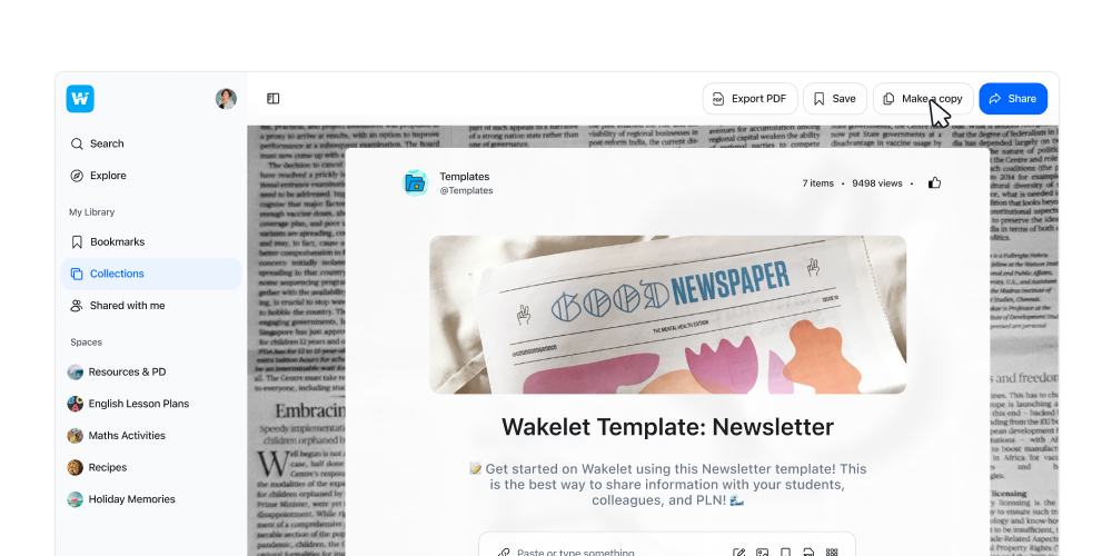 Copying a collection